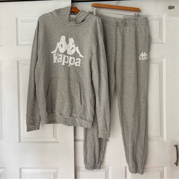 Kappa | Shirts | Kappa Grey Sweatsuit Set Xxl | Poshmark